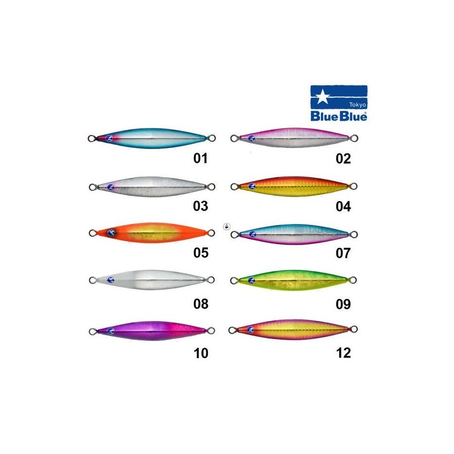 Metal Jig Blue Blue Spin Bit - Perfil muy compacto - Leurre de la pêche