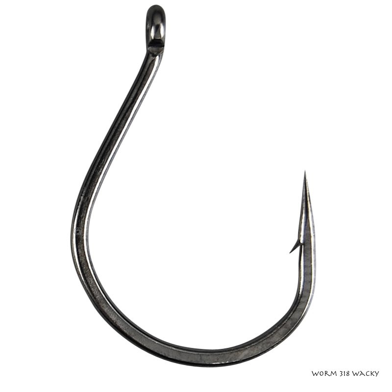Hameçon Simple Gamakatsu Worm 318 pour la Pêche Wacky - Leurre de la pêche