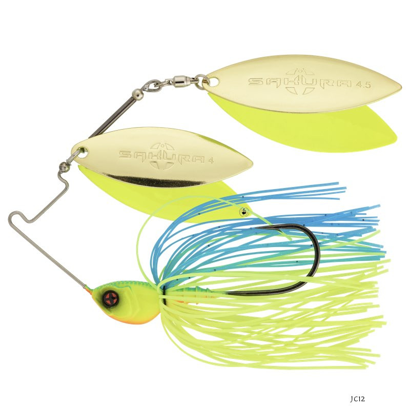 Lure Sakura Cajun Spinnerbait Slow Retrieve - Double Palette - Leurre ...