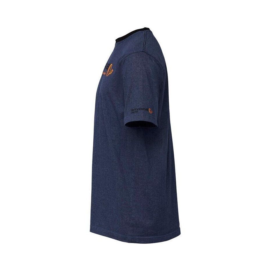 Tee Shirt Savage Gear Signature Logo Blue - Leurre de la pêche