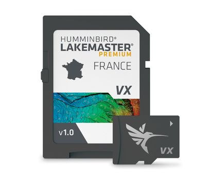 Detailed map of the main French lakes Humminbird LakeMaster - Leurre de ...