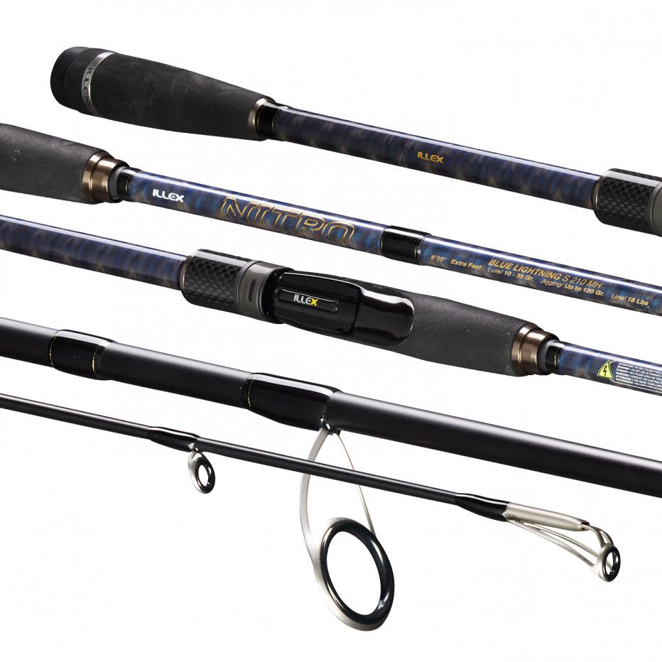 Spinning rod Illex Nitro S 210 MH Blue Lightning - Leurre de la pêche