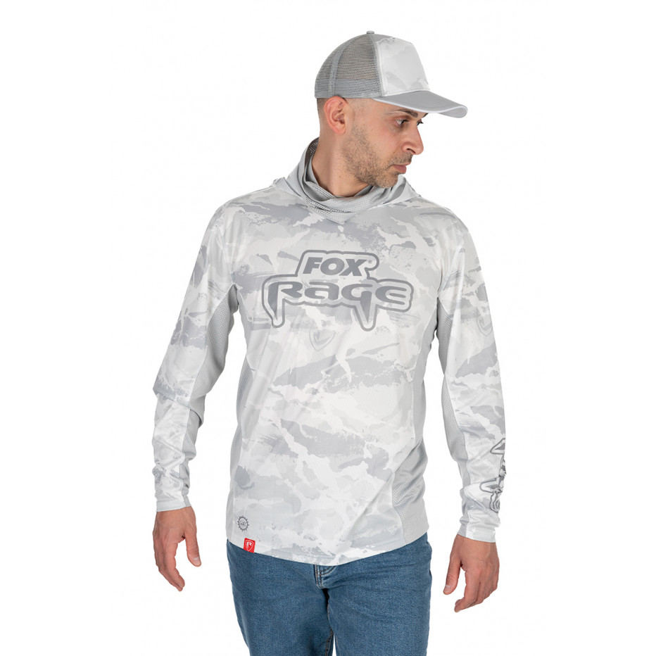 Camiseta Fox Rage UV Performance Hooded Top - Leurre de la pêche