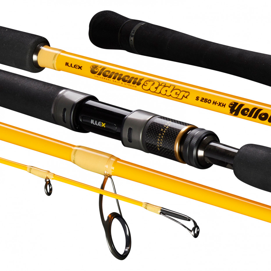 Spinning rod Illex Element Rider X5 S 250 H-XH Yellow Blood - Leurre de ...