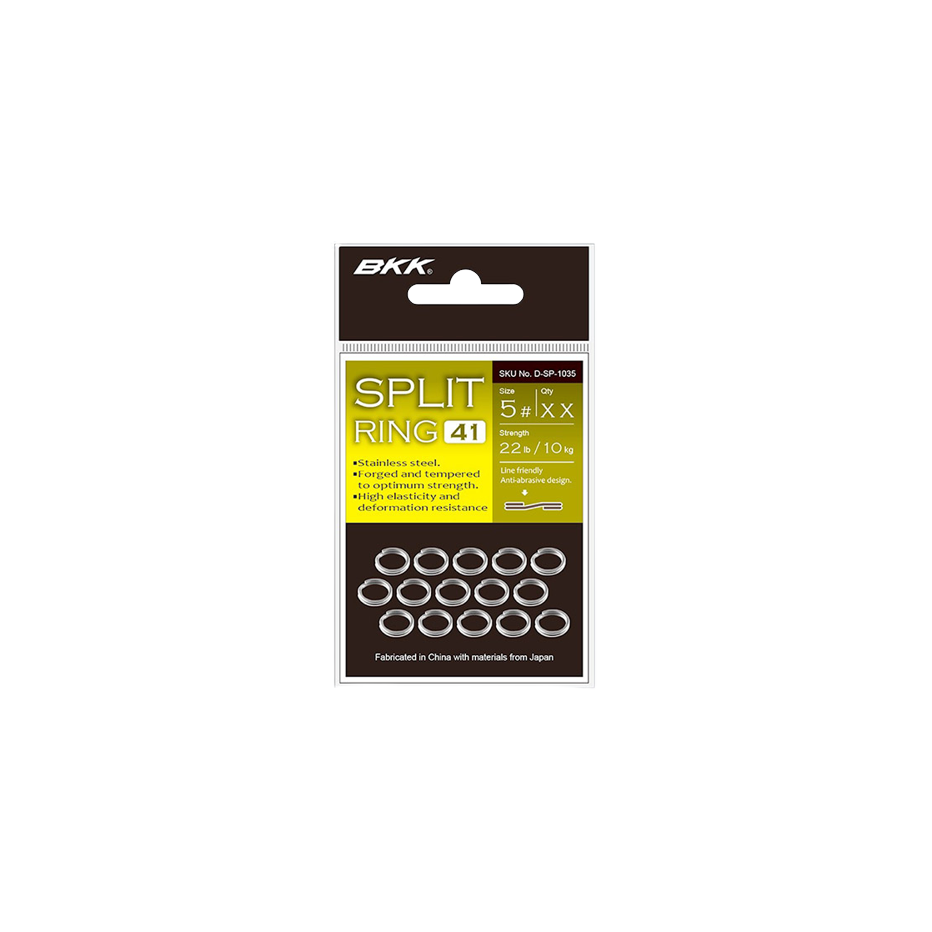 Anneaux Brisés BKK Split Ring 41 - Leurre de la pêche