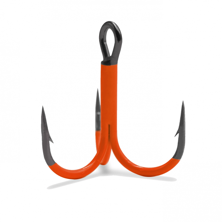 Anzuelo Triple VMC 4551 UV Orange X Strong - Leurre de la pêche
