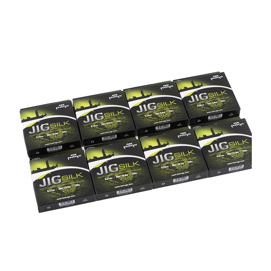 Braid Fox Rage Jig Silk 150m - Leurre de la pêche