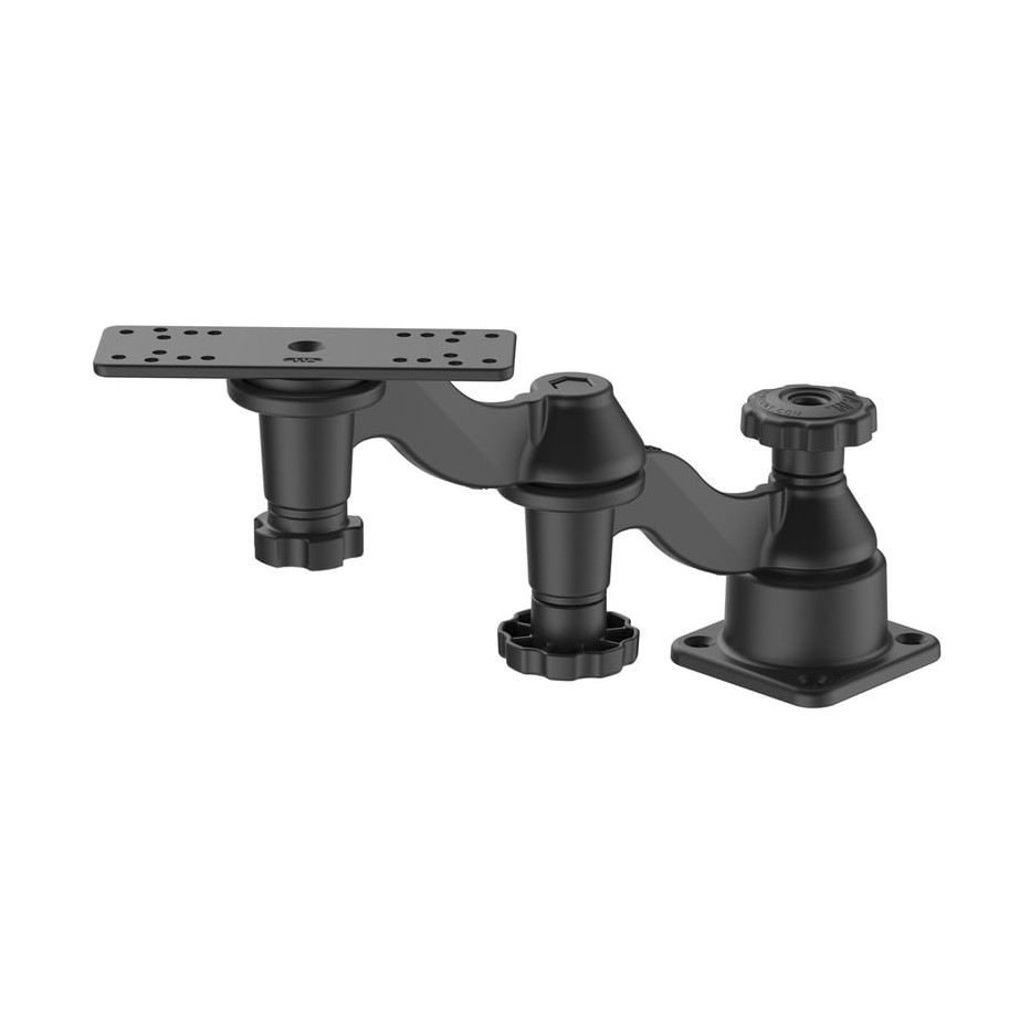 Support déporté Ram Mounts double bras - Leurre de la pêche
